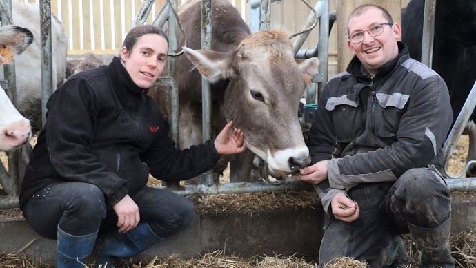 Témoignage vidéo de Guillaume Richard, éleveur laitier de Brune et Holstein