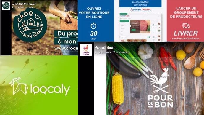 Exemples de plateforme de vente en ligne de produits agricoles
