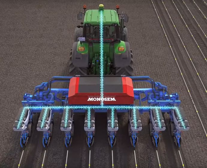 Monosem ValoTerra: un semoir de précision à entrainement 100 % électrique