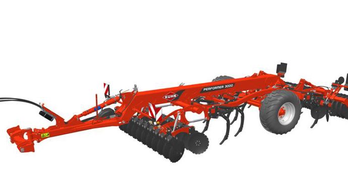 Kuhn : Un cultivateur profond en 3 mètres