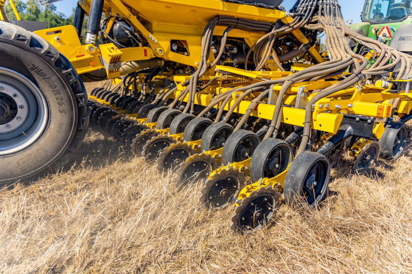 Un semoir de semis direct chez Bednar à Agritechnica