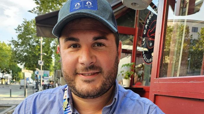 Tony Doré, le boulanger du village olympique