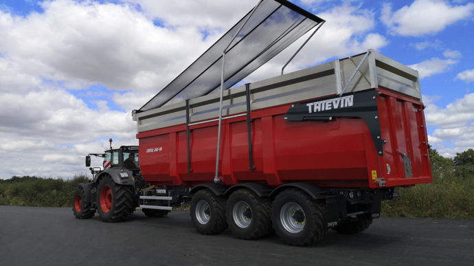 Thievin : gestion Isobus de la remorque