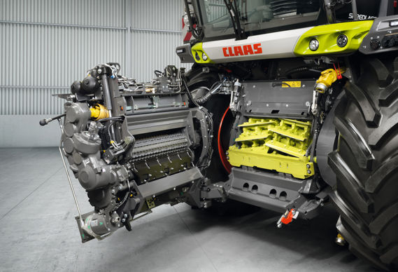 Claas : l’ensileuse Jaguar 1200 atteint 1110 ch et s'équipe d'un bec de ...