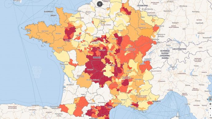La moitié de la France en crise sécheresse à fin août