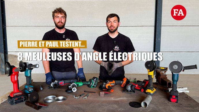 Huit meuleuses d'angle électriques à l'essai