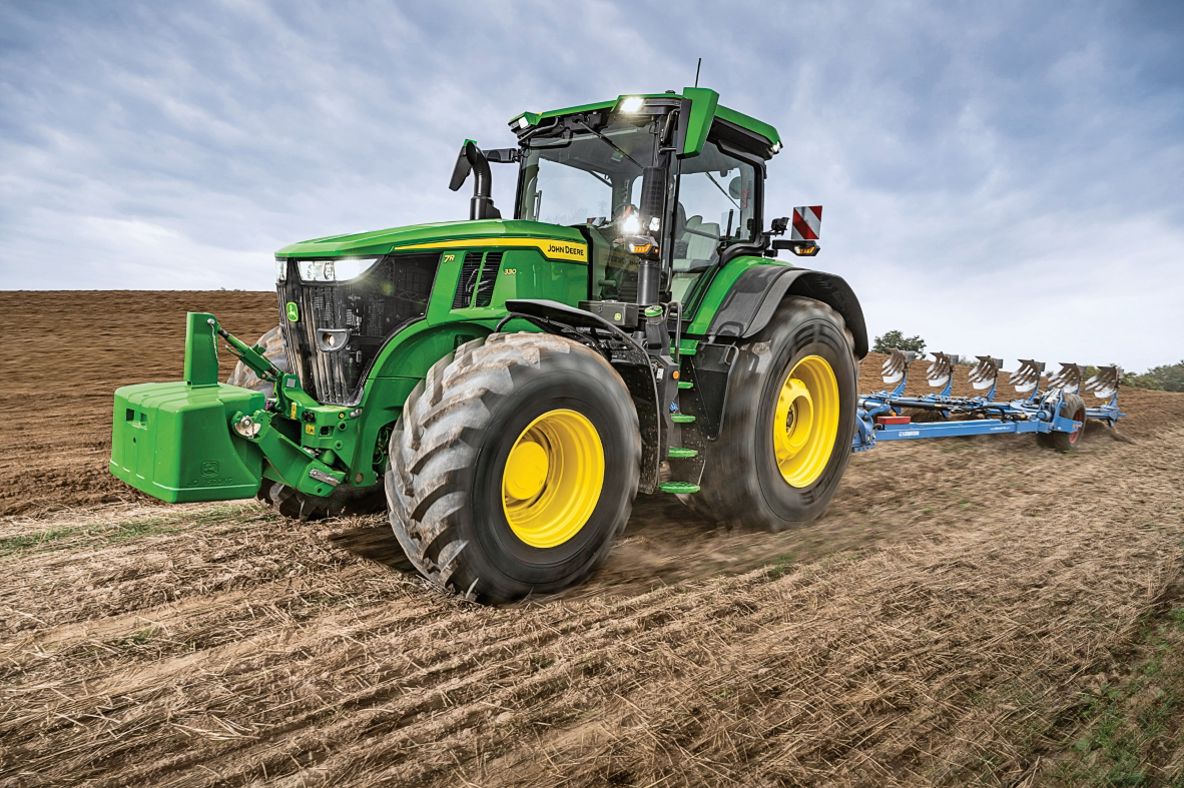 Fiche technique Tracteurs John Deere 7R 330 Gen 2 2021