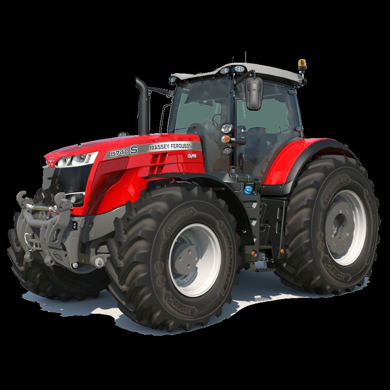 Fiche technique Tracteurs Massey Ferguson MF 8740 S 2023